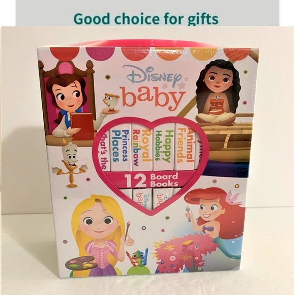 Disney | Other | Disney Princess First Library Board Books Set Of 2 ...